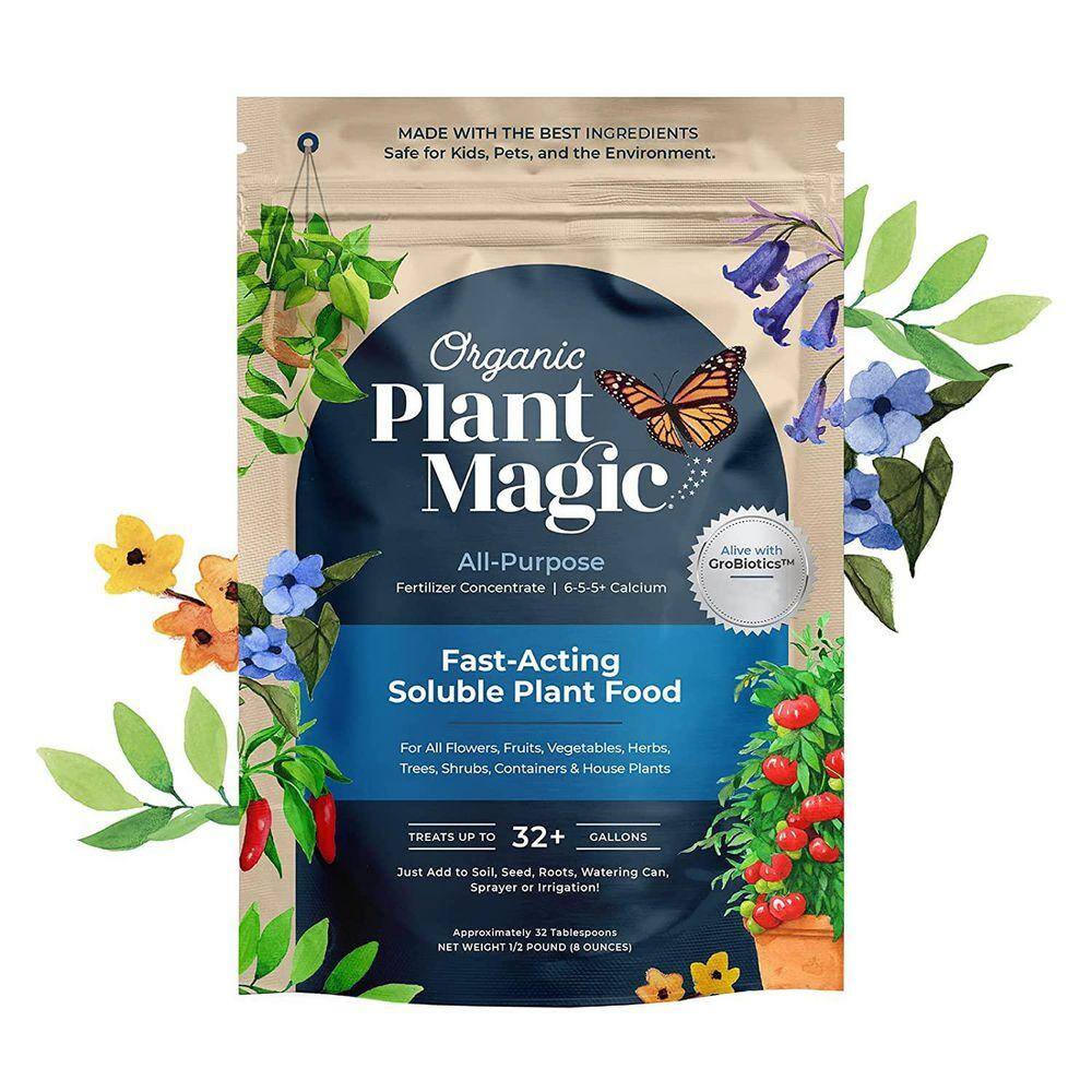 Primehome Organic Fast-Acting Water Soluble Plant Food 1/2 lb., All ...