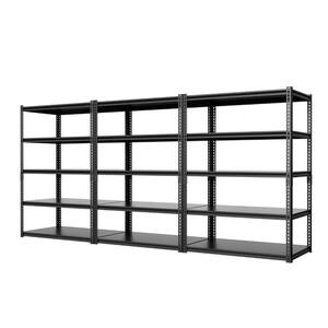BOZTIY 72 in. x 36 in. Storage Shelves Rectangular Steel Other Black ...