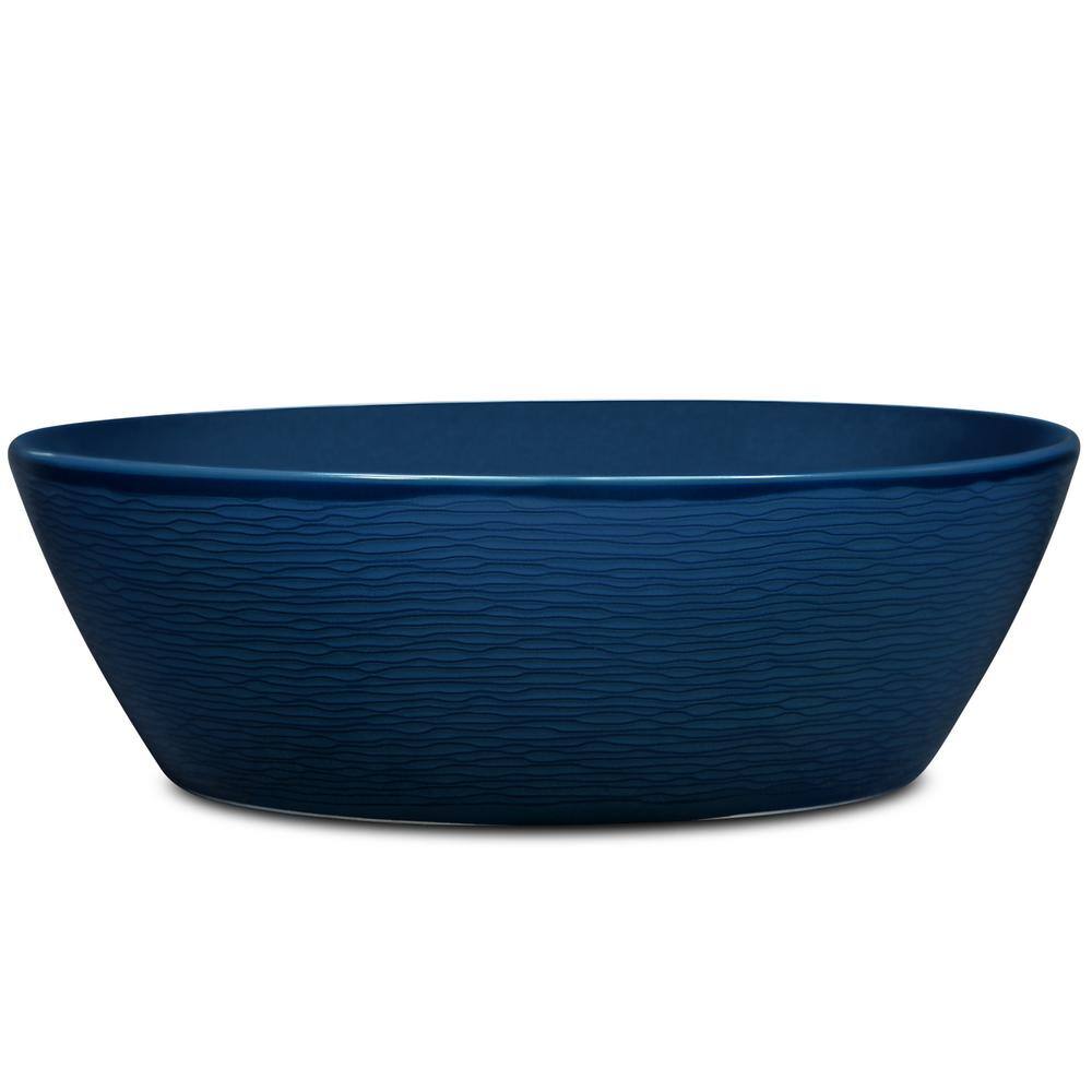 Reviews for Noritake Colorscapes Navy-on-Navy Swirl 10.25 in., 90 fl ...