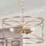 Uolfin Modern Brass Gold Globe Pendant Light, Mini 1-light Cage Island ...