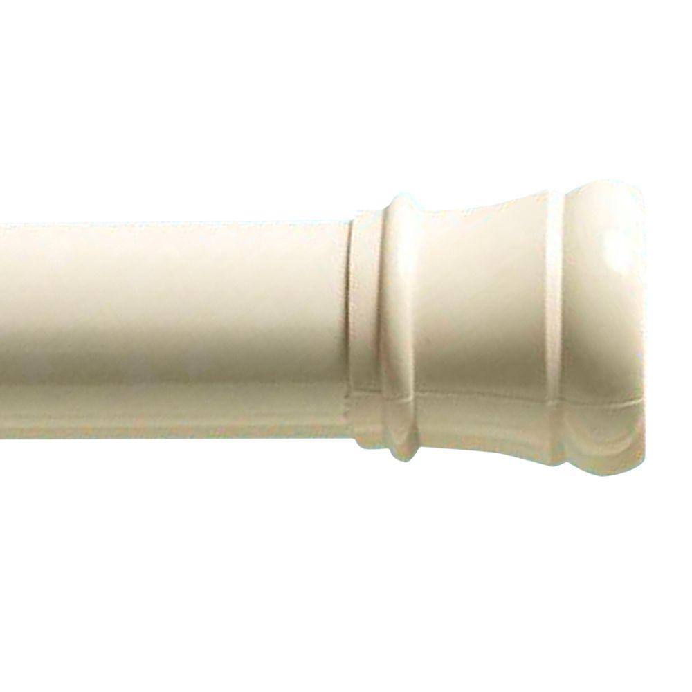 Zenna Home 35 in. - 61 in. Steel Adjustable Show Rod in White SR6001W ...
