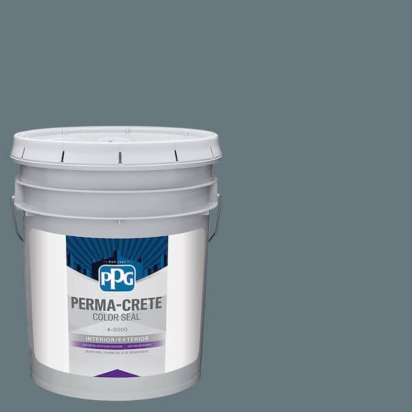 Perma-Crete Color Seal 5 gal. PPG1037-5 Night Rendezvous Satin Interior ...