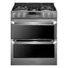 LG SIGNATURE 7.3 cu. ft. SMART Slide-In Double Oven Dual-Fuel Range in ...