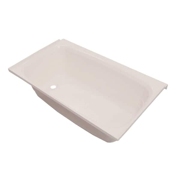 Better Bath ABS RV Full Tub, Parchment-LH Drain, 24 in. x 36 in. 209372 ...