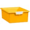 4 Gal. - Tote Tray - Slim Line 6 in. Storage Tray in Primary Yellow ...