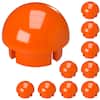 Formufit 1-1/4 in. Furniture Grade PVC Internal Ball Cap in Orange (10 ...