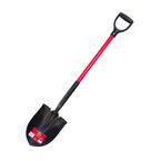 Bully Tools 14-Gauge Round Point Shovel with Fiberglass D-Grip Handle 82510
