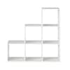 ClosetMaid 36 in. H x 36 in. W x 12 in. D White Wood Look 6-Cube ...