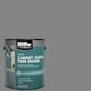 BEHR PREMIUM 1 gal. #PFC-63 Slate Gray Satin Enamel Interior/Exterior ...