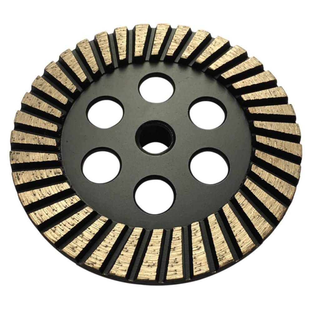 EDiamondTools 6 in. Granite or Concrete, Turbo Rim Diamond Blade ...
