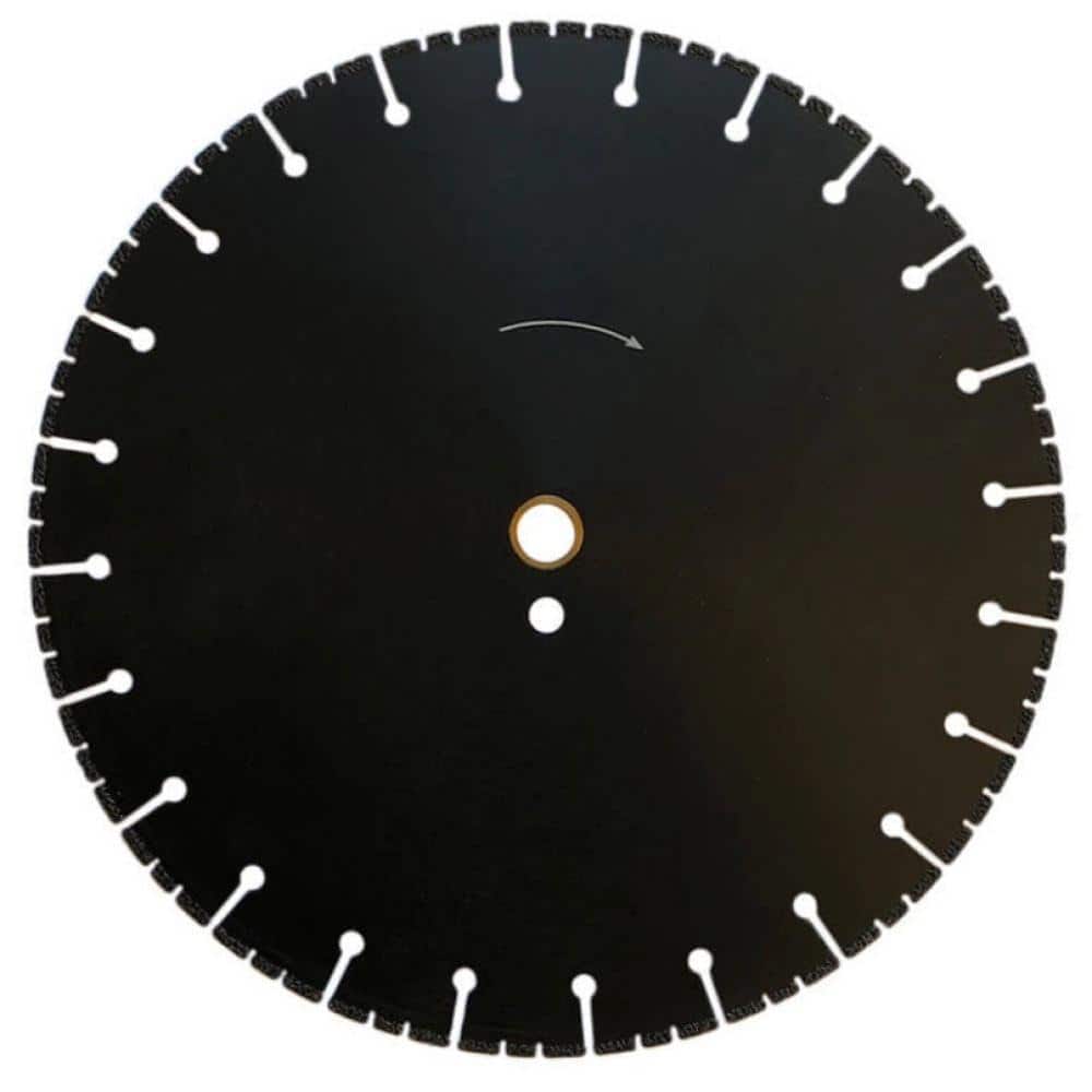 EDiamondTools 12 in. Metal, Segmented Rim, Vacuum Brazed Diamond Saw ...