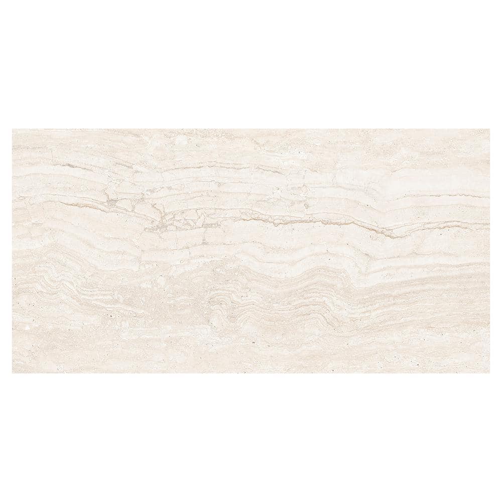 Giorbello Spanish Marmol Porcelain 12 in. x 24 in. x 9mm Wall Tile ...