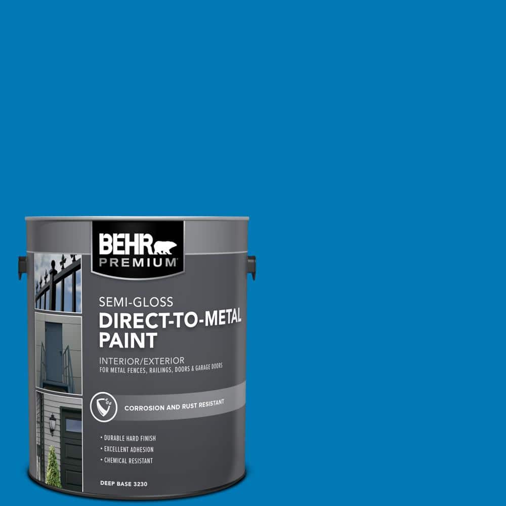 BEHR PREMIUM 1 gal. #P500-6 Deep River Semi-Gloss Direct to Metal ...