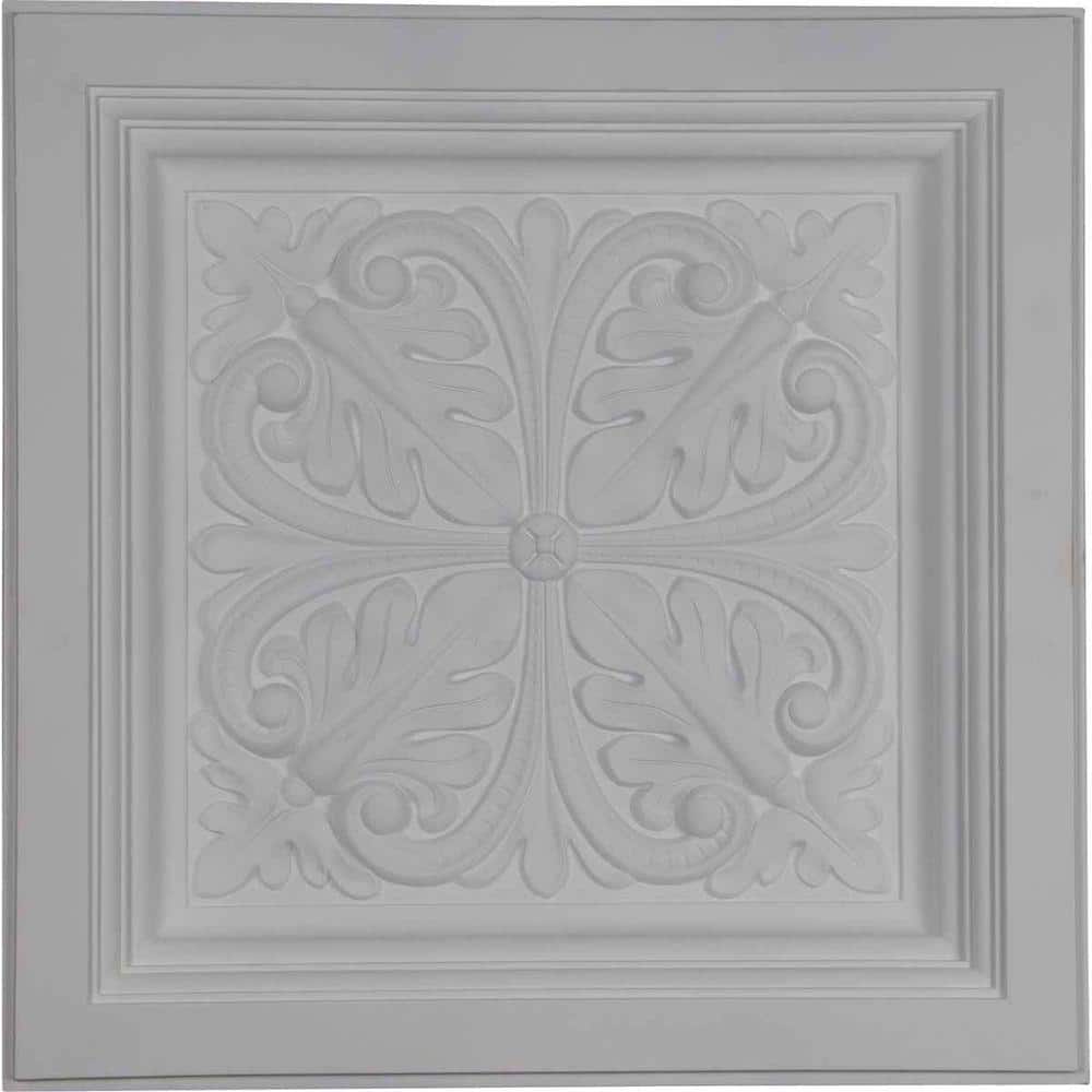 Ekena Millwork Cornelia 2 ft. x 2 ft. Glue Up or Nail Up Polyurethane ...