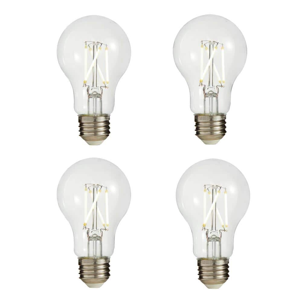 EcoSmart 40-Watt Equivalent A19 Dimmable Edison LED Light Bulb True ...