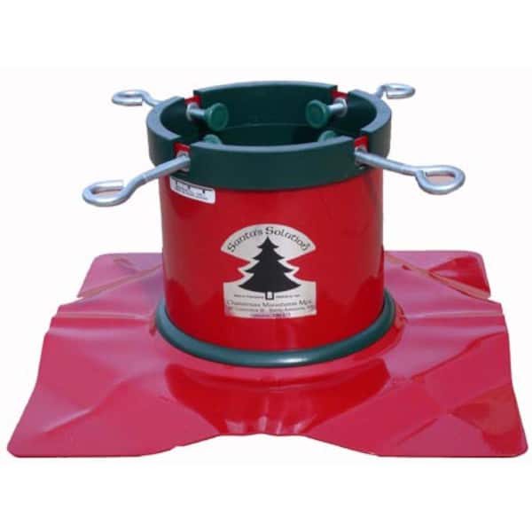 Santa's Solution High Quality Tree Stand for Live Trees up to 9 ft ...