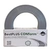 BestPLUS 1 in. x 5 in. x 50 ft. Gray Coiled Plastic CONform Concrete ...