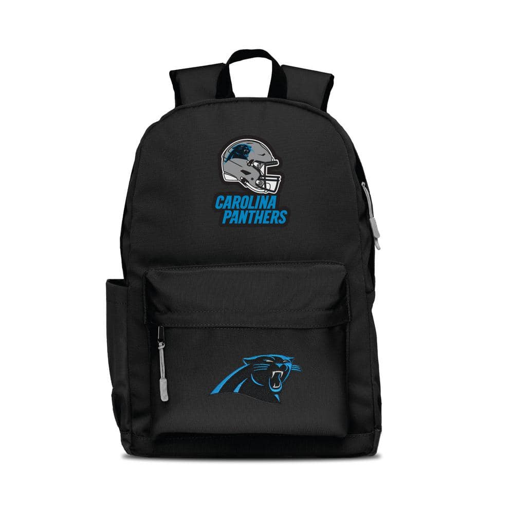 Mojo Carolina Panthers 2-Logo 17 in. Black Campus Laptop Backpack ...
