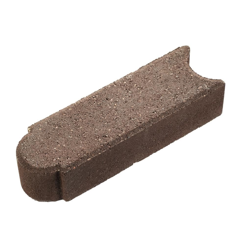Oldcastle Edgestone 11.75 in. x 3 in. x 4 in. Brown Concrete Edging ...