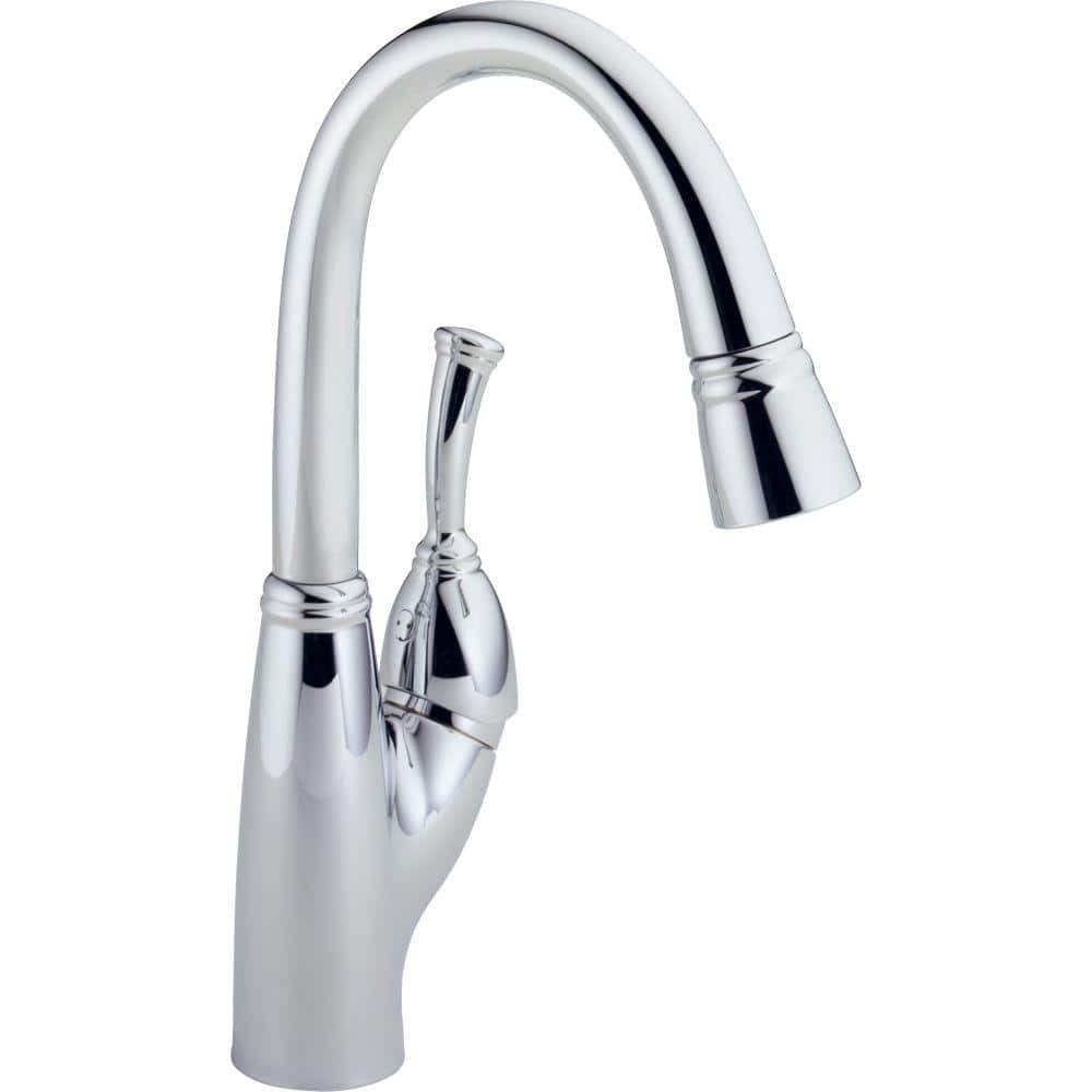 Delta Allora Single-Handle Bar Faucet with Pull-Down Sprayer and ...