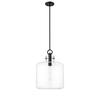 Millennium Lighting Hayloft 60-Watt 1-Light Matte Black Pendant-Light ...