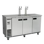 Maxx Cold Single Tower, 2 Tap Beer Dispenser, 10.5 cu. ft., 2 Barrels ...