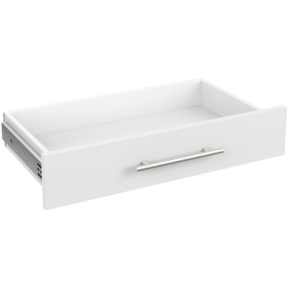 ClosetMaid Style+ 5 in. x 25 in. White Modern Drawer Kit for 25 in. W ...