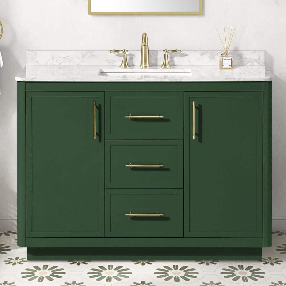 Home Decorators Collection Tamsin 48in. Single Sink Freestanding Forest ...