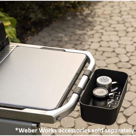 Weber Slate Griddle 3-Burner Liquid Propane Gas 30 in. Flat Top Grill ...