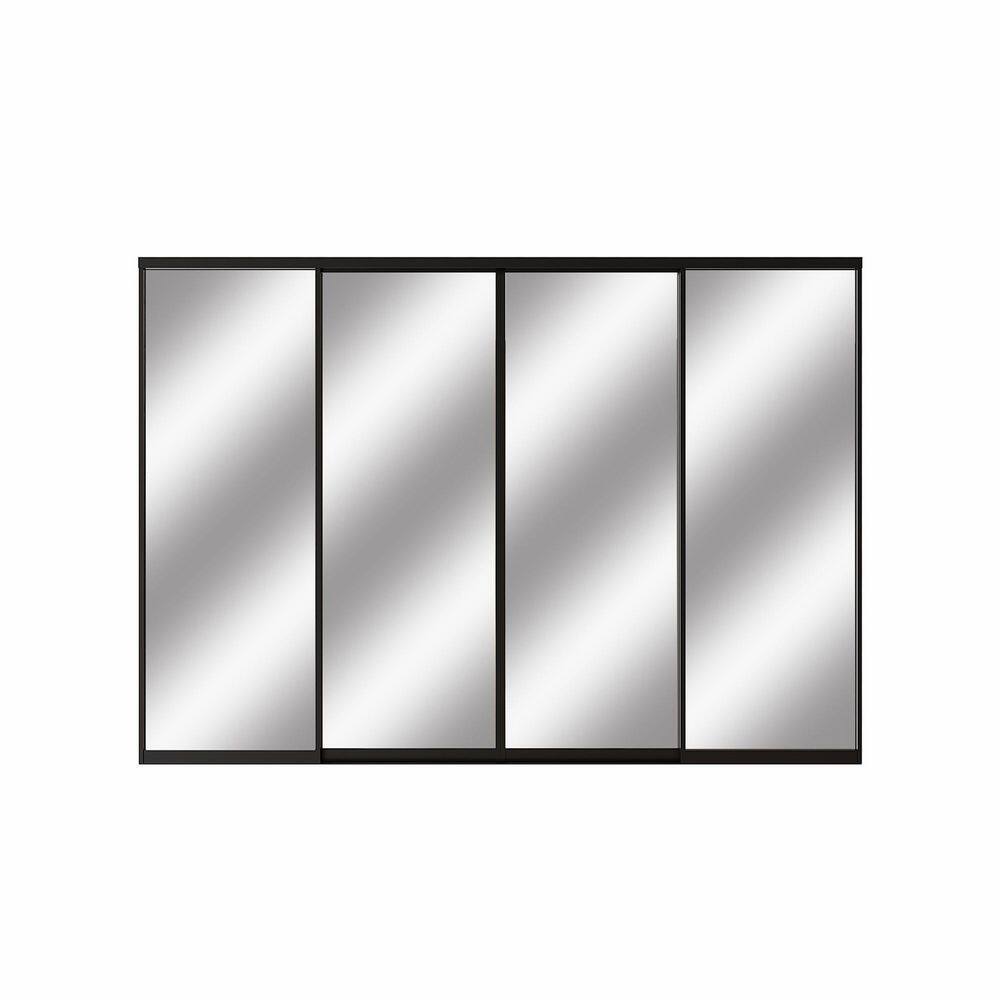 Have a question about EH PUERTA 96 in. x 80 in. 1-Lite Black Mirrored ...