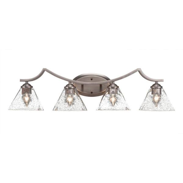 Cleveland 8.5 in. 1-Light Graphite Vanity Light 5R54GP302 - The Home Depot