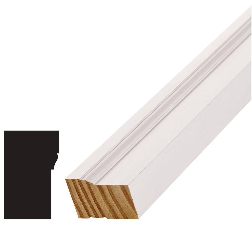 Alexandria Moulding 1-1/4 in. D x 2 in. W. x 96 in. L Pine Wood Finger ...