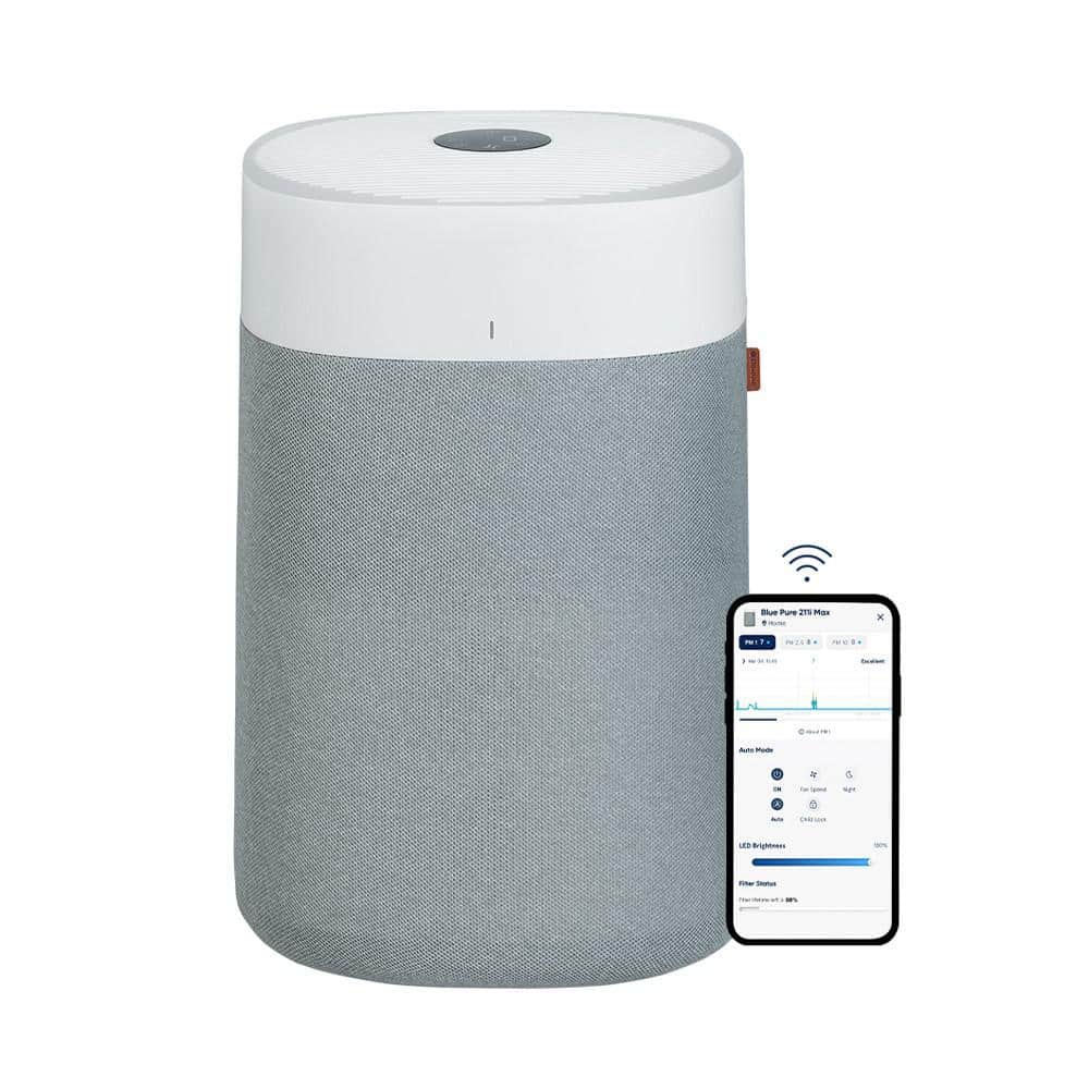 Blueair Blue Pure 211i Max HEPASilent Smart Air Purifier Extra-Large ...