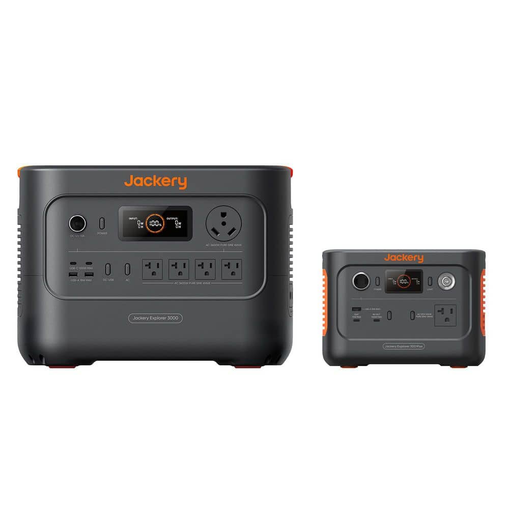 Jackery 3600W Rated/7200W Peak Push Button Start Generator Explorer ...