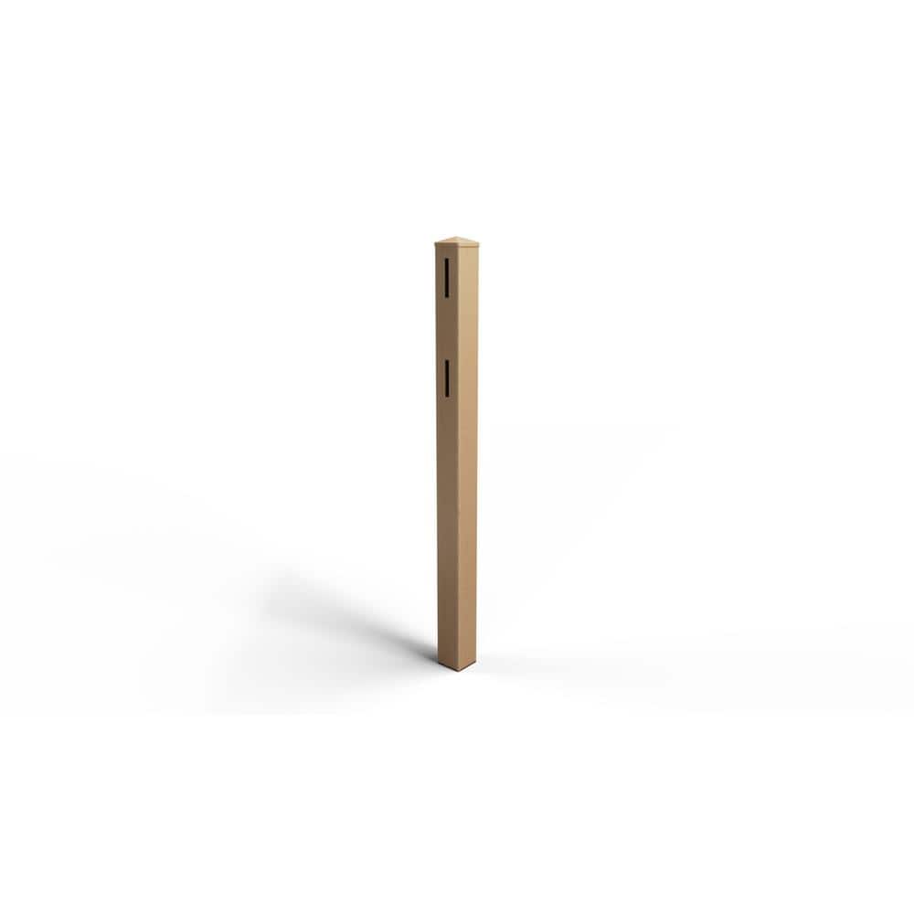 Natures Composites Composite 2-Rail Start/End Post with Post Cap for ...