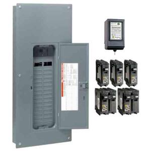 Square D Homeline 200 Amp 40-Space 80-Circuit Indoor Main Breaker Qwik ...