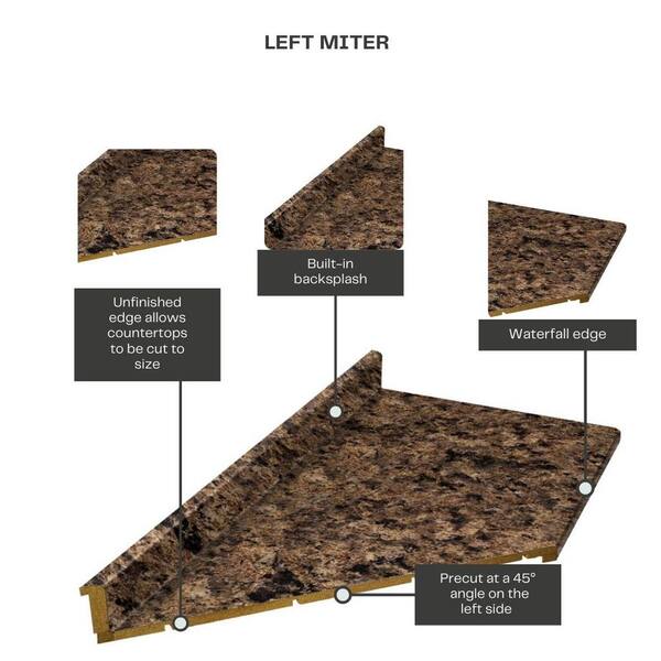 Milano Mahogany Countertop