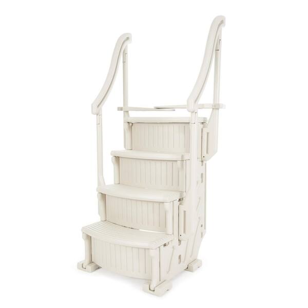 CONFER PLASTICS Pool Ladder 4 Step Plastic for Above Ground Pool CCXAG ...