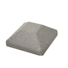 SimTek 5 in. x 5 in. EcoStone Gray Composite Square Fence Post Cap ...