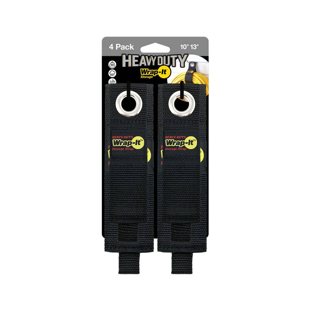 Wrap-It Storage Heavy-Duty Storage Straps - Assorted (4-Pack) (10 in ...