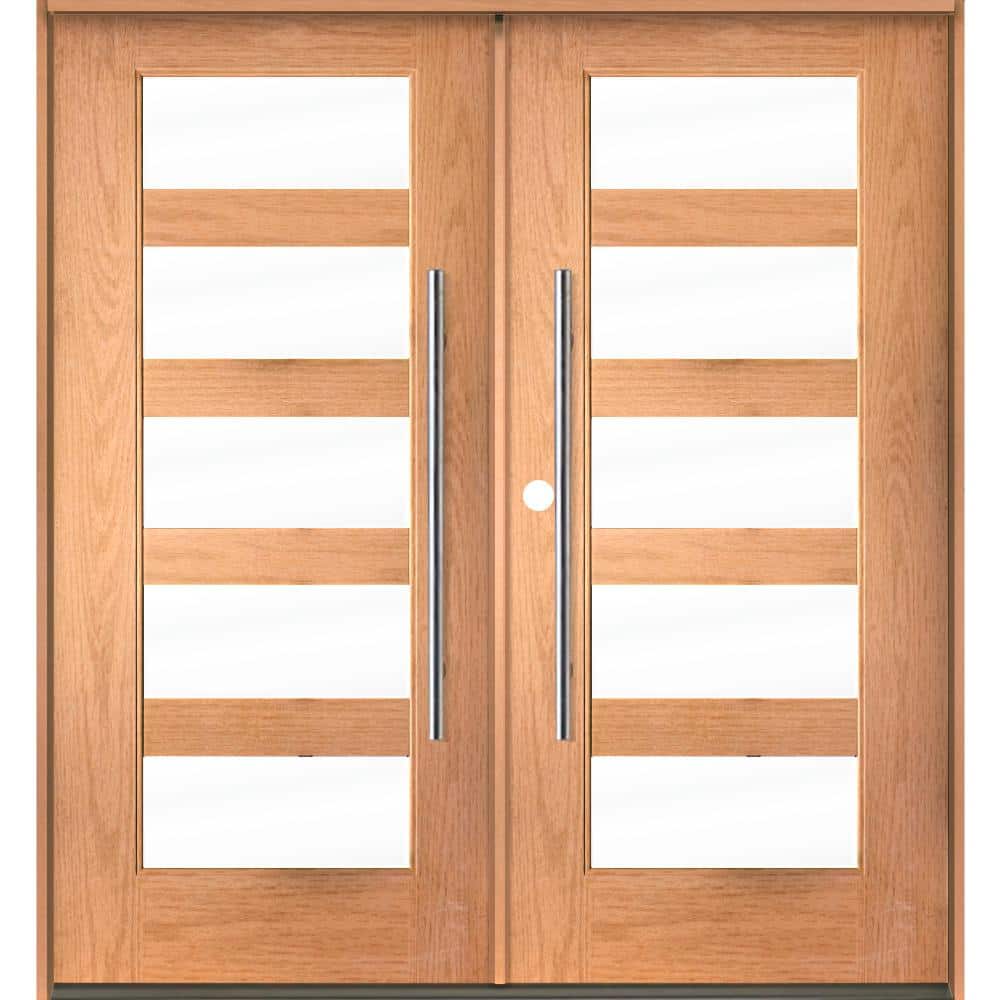 Reviews for Krosswood Doors Faux Pivot 72 in. x 80 in. Right-Active ...