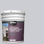 BEHR PREMIUM 5 gal. #770E-2 Silver Screen color Elastomeric Masonry ...
