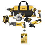 DEWALT 20V MAX Cordless 6 Tool Combo Kit with (2) 20V 2.0Ah Batteries and Charger DCK620D2 - The ...