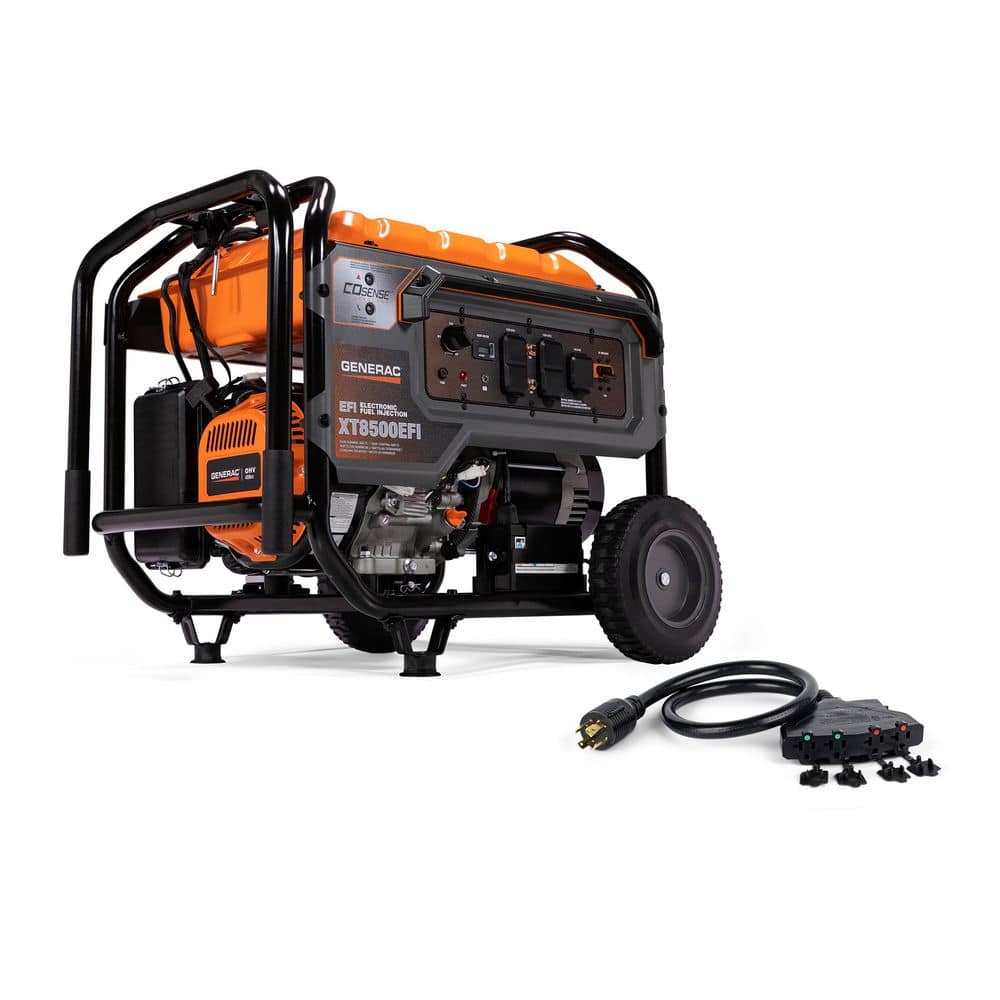Generac XT8500E 10000/8500-Watt Generator with Electric Start, COSense ...