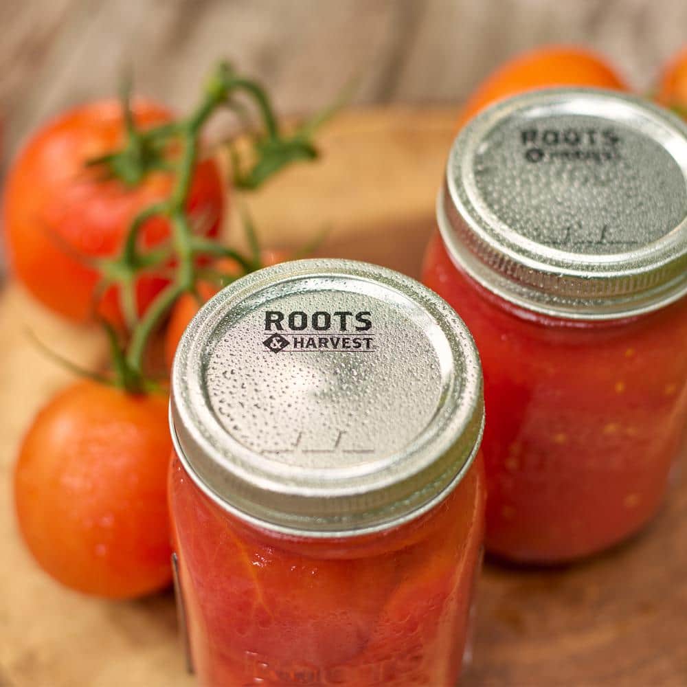 ROOTS & HARVEST Glass Canning Jar Pint Wide Mouth 2-Packs of 12-Pack 1646HD - The Home Depot