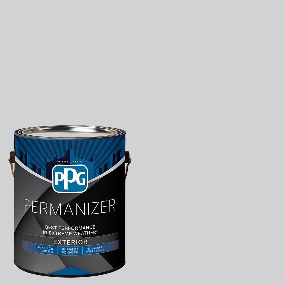 PERMANIZER 1 gal. PPG1011-2 Elemental Flat Exterior Paint PPG1011-2PZ ...
