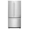 KitchenAid 22.1 cu. ft. French Door Refrigerator in Stainless Steel ...