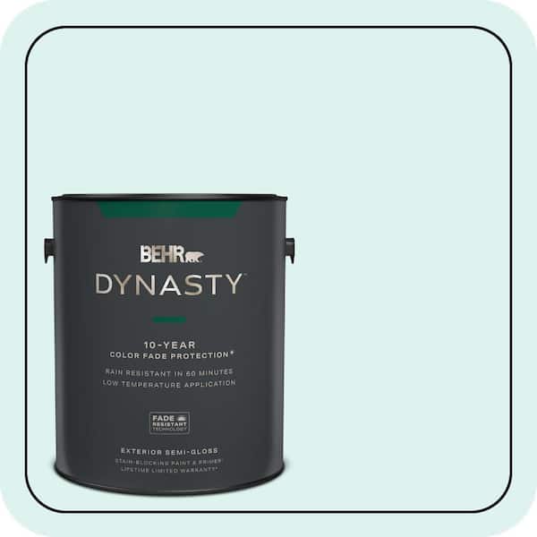 BEHR DYNASTY 1 gal. #500A-1 Glacier Bay Semi-Gloss Exterior Stain ...