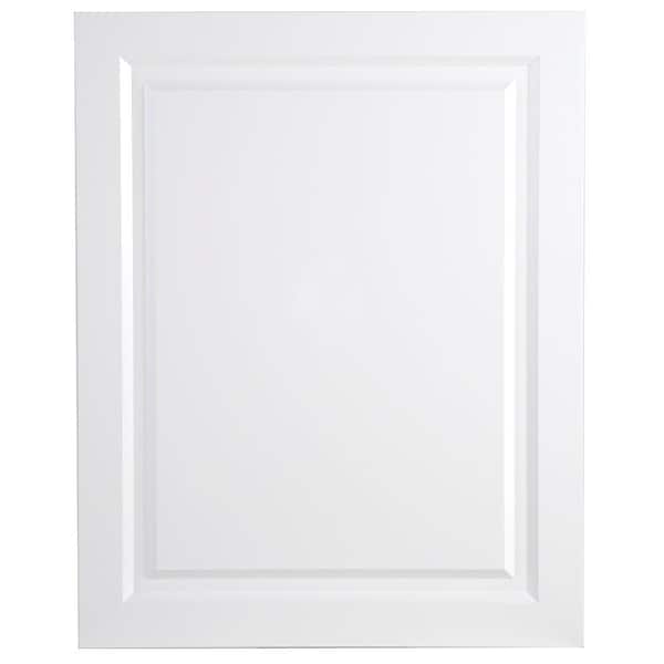 Hampton Bay White 24x30x0.63 in. Decorative Base End Panel BT2430O-WH ...