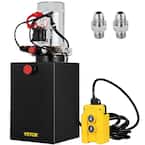 VEVOR Hydraulic Pump 4 Gal. Hydraulic Motor Hydraulic Lift Single Phase ...